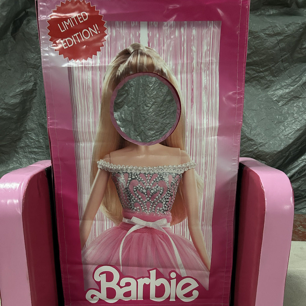 Barbie ‘Face in Hole’ Peek-a-Boo Cutout - Perfect for Themed Parties ...